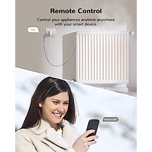 Smart Plug, PORIK WiFi Outlet Smart Home Plugs that Work with Alexa, Google Assistant & SmartThings, Smart Socket with Remote and Voice Control, Timer & Schedule, No Hub Required, 4 pack