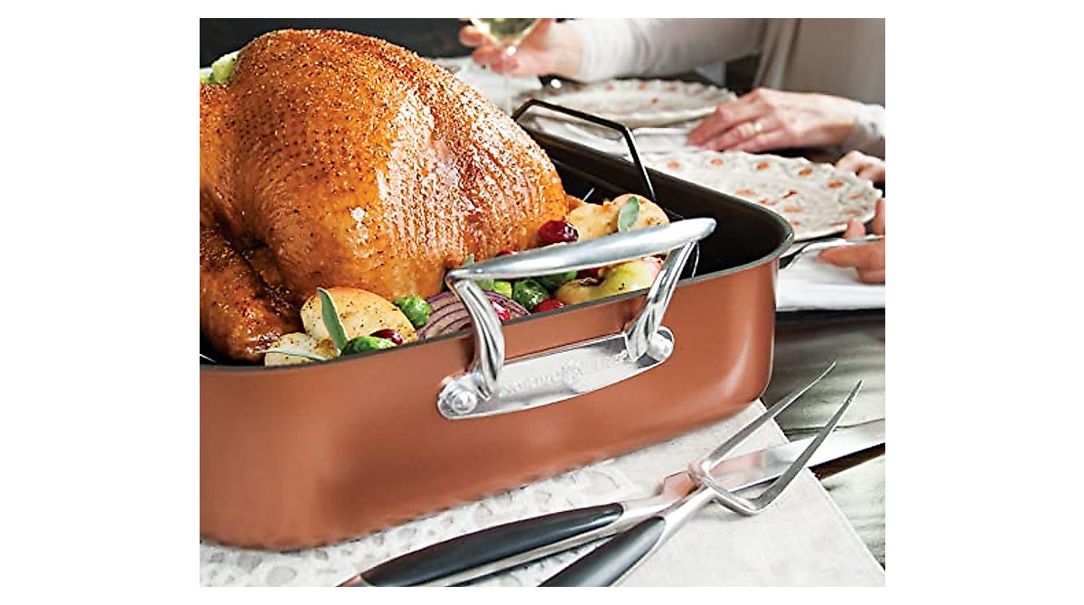 Nordic Ware Copper Turkey Roaster - Versatile Cooking