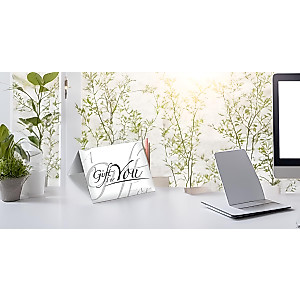 Gift Card Presenter (White - Italic) 100 pack