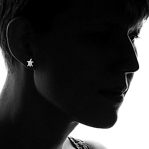 925 Sterling Silver Polished Sea Turtle Stud Earrings for Women | 12.5mm Gold Plated Hypoallergenic Studs