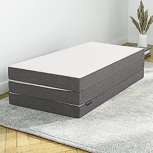 Molblly Folding Mattress, 6 inch Tri-Folding Memory Form Mattress, Portable Trifold Mattress with Washable Cover, Non-Slip Bottom Camping Mattress, Twin XL Size - 78"x38"x6"