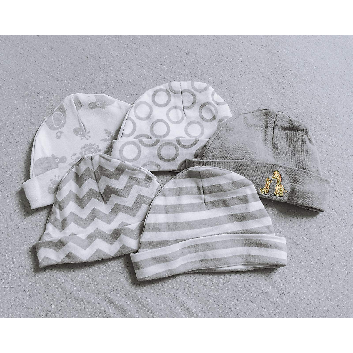 Spasilk Baby Essential 23 Piece Layette Set for Newborns and Infants, 0-6 Months, Grey Celestial