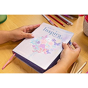 Biblia Inspira NTV (SentiPiel, Acuarela rosa): La Biblia que inspira tu creatividad (Spanish Edition)