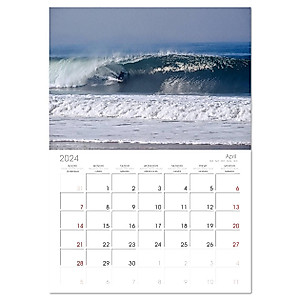 SURF PASSION 2022 Photos by Marion Koell (Monthly Wall Calendar 2024 11.7" x 16.5" (open)), CALVENDO 14 Month Calendar