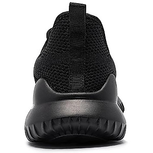 Tinefiy Steel Toe Shoes for Men Lightweight Comfortable Slip Resistant Safety Work Sneakers Cushion Puncture Proof Shoes Indestructible Shoe Size 10