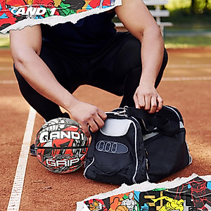 AND1 Supreme Grip Basketball: Official Regulation Size 7 (29.5 inches) Rubber- Deep Channel Construction Streetball, Made for Indoor Outdoor Basketball Games