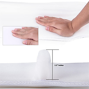 Elif Bed Bridge Connector - Twin to King Converter Kit, 25D Memory Foam Bed Gap Filler, Adjustable Mattress Connector for Bed with Extra Wide Design, Non-Slip Design (Twin)