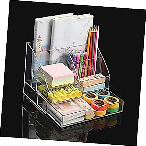 Outanaya Acrylic Desk Drawer Clear Storage Organizer Jewelry Organizer Transparent Storage Drawers