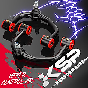 KSP 2-4inch Upper Control Arms Compatible with Ford F-150, Suspension Kits Tubular Black Arms Alignment Lift 2 to 4” for 2004-2020 F150, Replacement Factory/Stock Suspension Arms, 2nd Generation