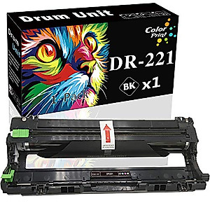 1-Pack Compatible DR-221CL Drum Unit Replacement for Brother DR221CL DR-221 DR221 Imaging Used for TN221 Toner HL-3140cw HL-3170cdw HL-3180CDW MFC-9130cw MFC-9330cdw MFC-9340cdw DCP-9020CDN Printer