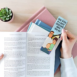 Bookmarks Ruler Metal Texas Tassels Bobby Bookography King Measure Hill Bookworm Cartoon Reading Tv Series Quotes for Book Bibliophile Gift Reading Christmas Ornament Markers Bookmark