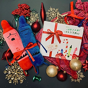 MerryMakers The Day the Crayons Quit Blue Plush Toy, 12-Inch