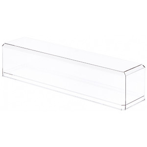 Pioneer Plastics 633C Clear Plastic Display Cases for 1:64 Scale Trucks, 15.625" W x 3.5" D x 3" H (Mailer Box)