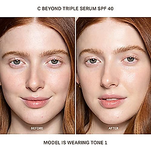 ILIA - C Beyond Triple Serum SPF 40 | Non-Toxic, Cruelty-Free, Clean Beauty (Translucent Tone 1)