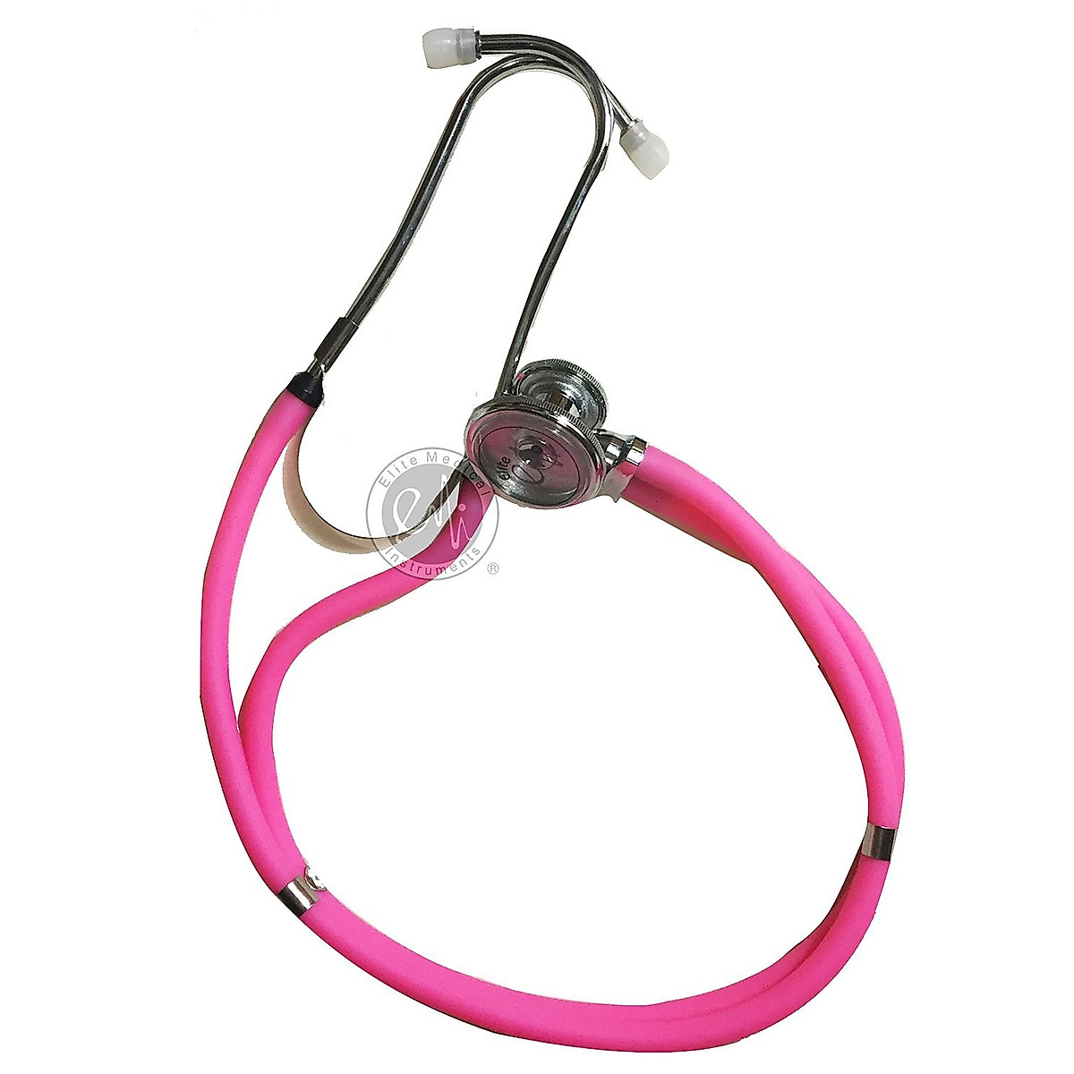 EMI Professional Deluxe Sprague Rappaport Dual Head Stethoscope - Hot Pink #112