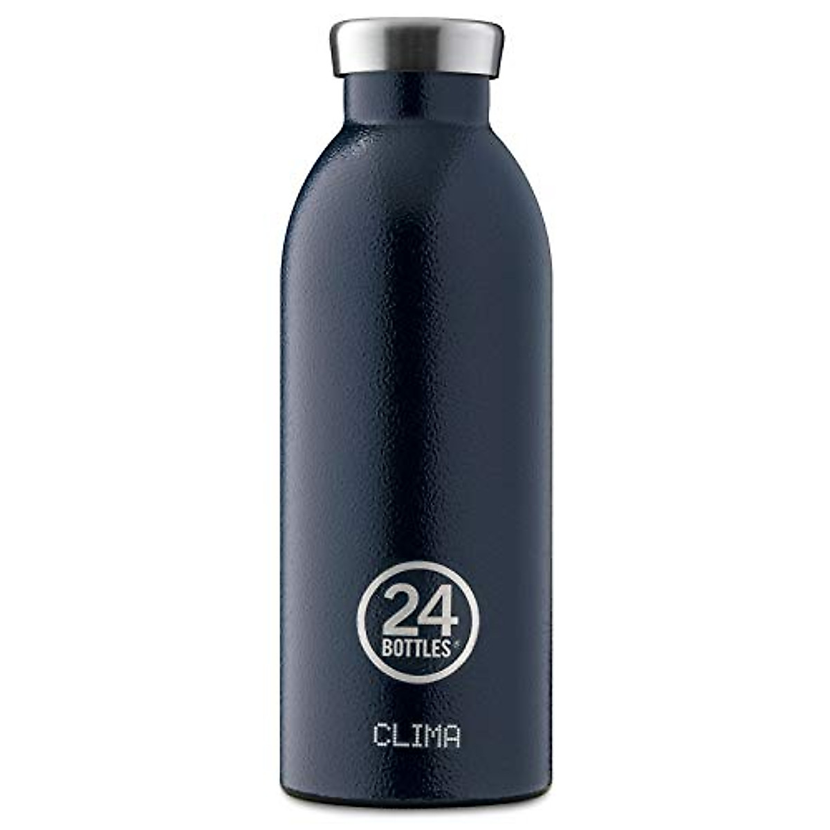24Bottles Clima Bottles - Insulated Water Bottle 11oz/17oz/29oz, Water Bottles with 100% Leak Proof Lid (12 Hours Hot and 24 Hours Cold Beverages), Made of Stainless Steel, Italian Design