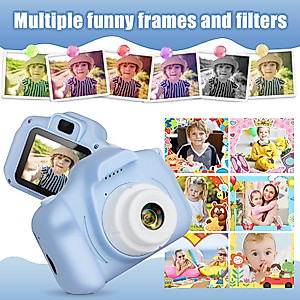 Vasttron Kids Selfie Camera,Kids Camera for Age 3-12 Toddler HD Digital Video Cameras Portable Children Selfie Camera with 32GB SD Card