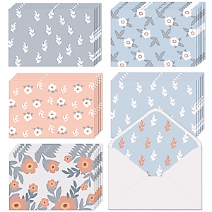 Blank Cards with Envelopes All Occasion 30-Blank Note Cards with Envelopes & Stickers | 4” x 6” Blank Greeting Cards Stationary Cards set | Assortment of Colored Stationary Plain Greeting Cards.