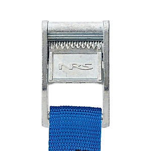 NRS 1" Long Heavy Duty Tie Down Boating and Kayaking Strap, 15 Feet Long (Pair)