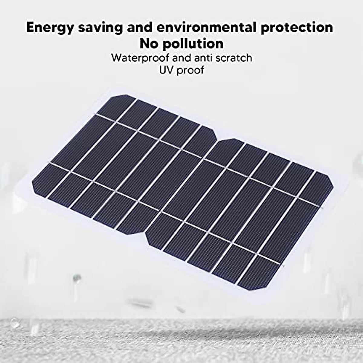Solar Panel Charger, 5V Solar Charging Panel Environmental Protection high Conversion Rate for Camping