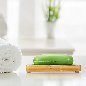 OasisCraft Bamboo Shower Bench and Chair with Free Soap Dish, 19" Waterproof Bamboo Shower Seat Bench with Shelf, Wooden Bathroom Seat Stool Spa Bath Organizer, Perfect for Indoor Outdoor