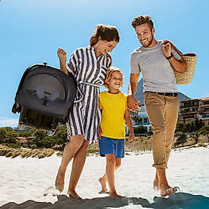 Baby Mosquito Net for Infant Car Seats,Infant Stroller and Bassinets, Carrier,Breathable with Elastic Netting for Easy Fitting, Portable Durable & Long Lasting Infant Insect Shield Netting (Black