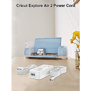 18V 54W Power Adapter Charger Replacement for Cricut Explore Air 2,Cricut Maker（White）