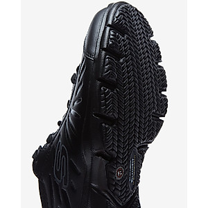 Skechers for Work Women's Eldred Work Shoe, Black, 9 M US