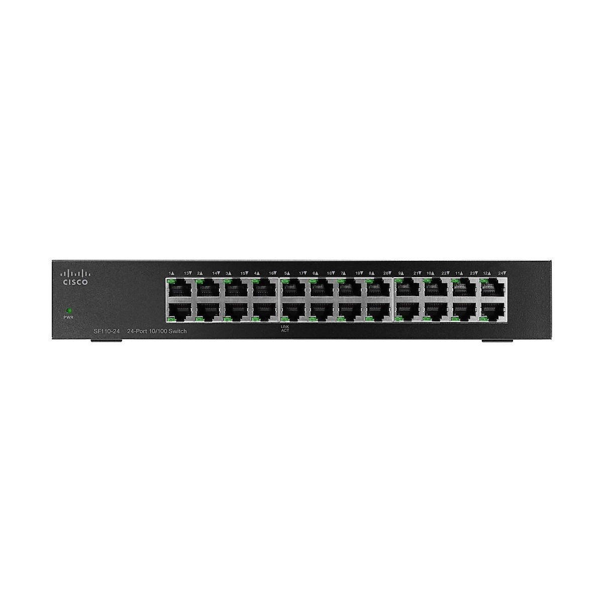 Cisco SF110-24 Unmanaged Switch, 24 Ports 10/100, Limited Lifetime Protection (SF110-24-NA)