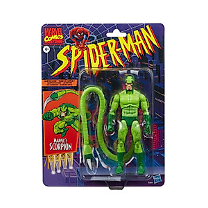 Marvel Legends Series Comics Scorpion 6-inch Action Figure Toy, 4 YEARS+, 5 Accessories