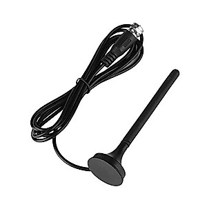 Digital TV Antenna, DVB-T Indoor Digital Antenna with Magnetic Base, UHF & VHF Reception, 4.9ft Cable