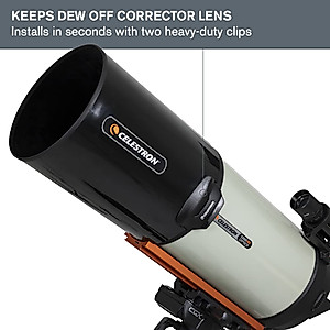 Celestron – Aluminum Telescope Dew Shield with Cover Cap – Fits 9.25” Schmidt Cassegrain and EdgeHD telescopes