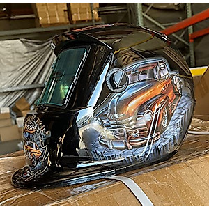 USA $$ Seller True Color Auto Darkening Solar Powered Welders Welding Helmet Mask with Grinding Function
