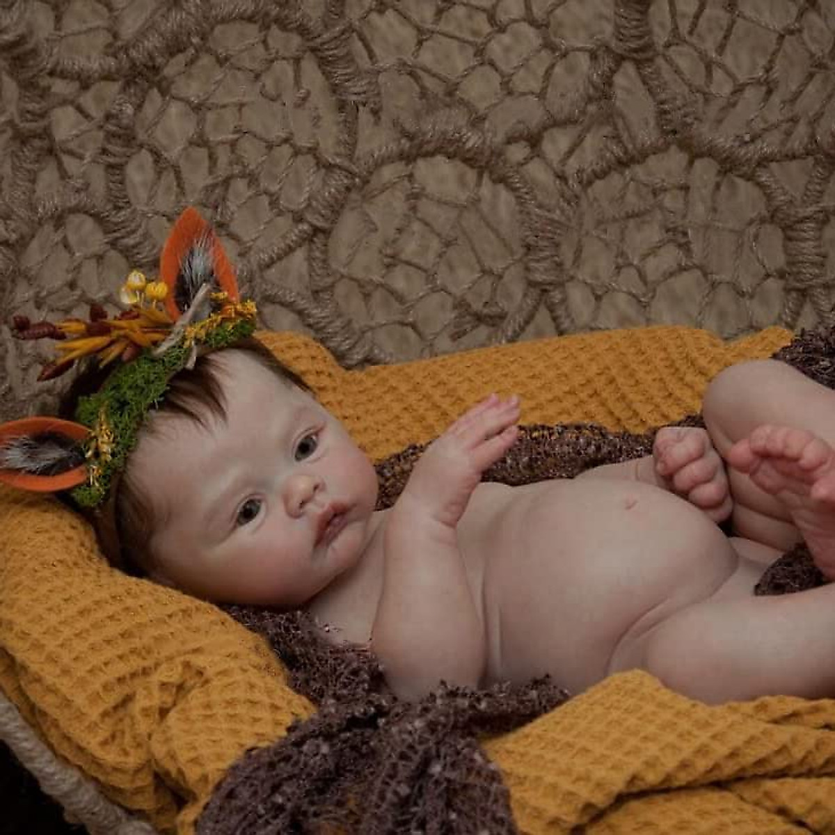 Anano Reborn Baby Dolls Silicone Full Body Girl 18 Inch Sleeping Silicone Reborn Doll Realistic Lifelike Newborn Baby Dolls That Look Real Anatomically Correct Baby Dolls