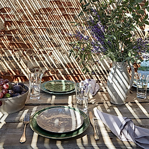 Casafina Ceramic Stoneware 26 oz. Soup & Cereal Bowl - Fontana Collection, Forest Green | Microwave & Dishwasher Safe Dinnerware | Food Safe Glazing | Restaurant Quality Tableware