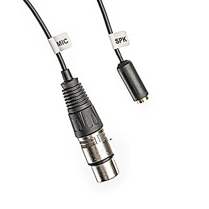 Movo TCB2 XLR Microphone to TRRS Smartphone Adapter with Headphone Jack - Compatible with iPhone and Android - XLR Female to 3.5mm Male Y Splitter Mic and Audio Adapter, Must-Have Cable for Recording