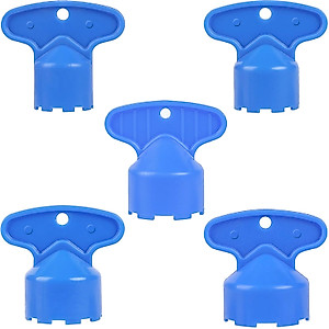 BOETOADG 5 Pcs Cache Faucet Aerator Key Removal Wrench Tool with 5 Sizes M16.5, M18.5, M21.5, M22.5, M24 Recessed Aerator Key Sink Aerator Wrench for Bathroom Kitchen Sink Faucet Aerator Removal Tool