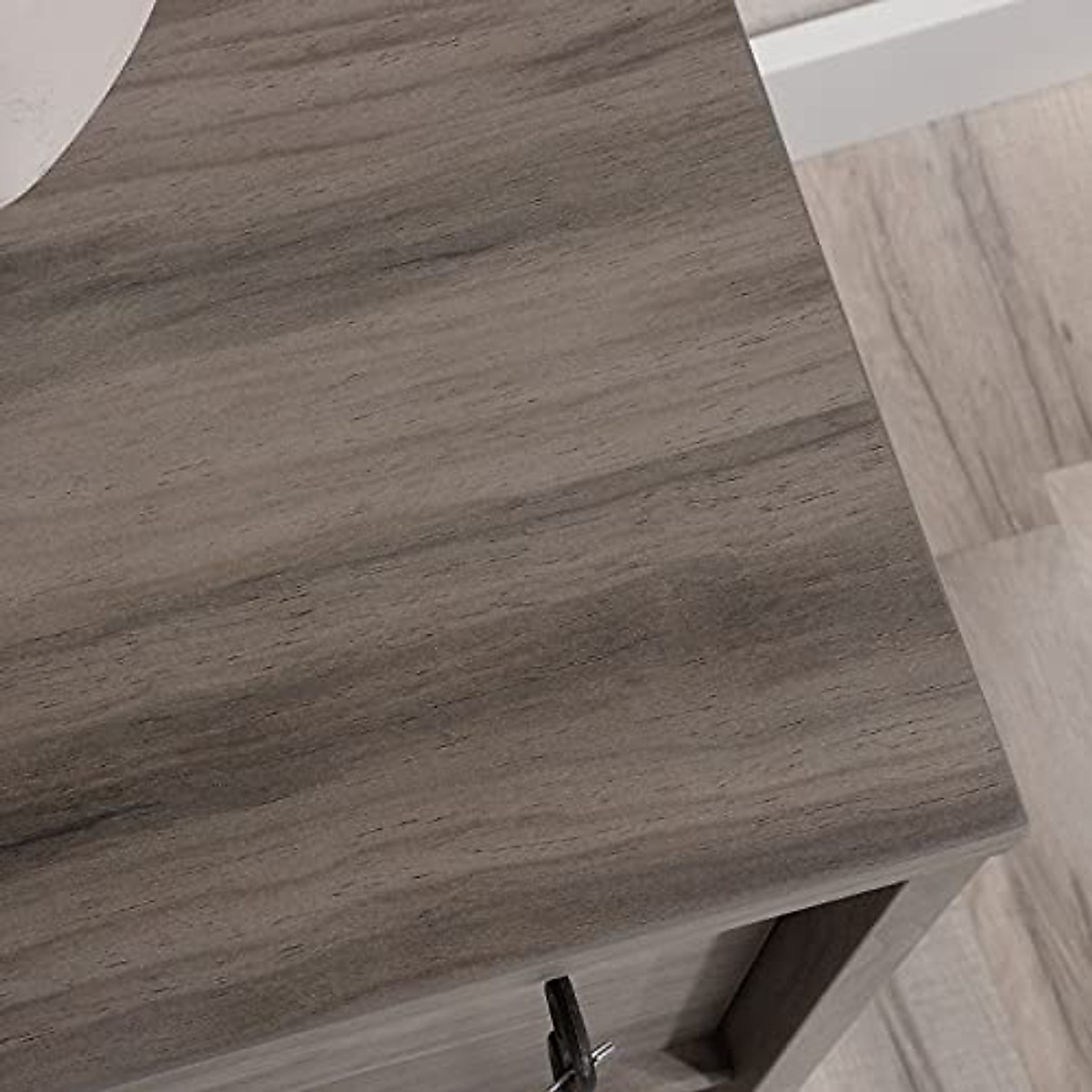 Sauder Clifford Place Lateral File Cabinet in Jet Acacia, Jet Acacia Finish