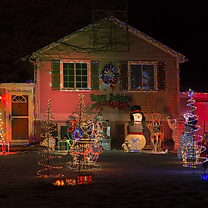 GOODSMANN Color Filter 3 PCS Transparent Lenses 2 Inch Correction Lens for MR16 Bulbs Low Voltage Outdoor Landscape Decorate Lighting 3520 (Red)