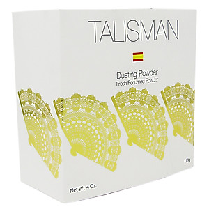 Talisman Perfumed Dusting Powder with Puff, 4 oz