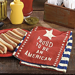 Primitives by Kathy Proud to Be an American Home Décor Dish Towel