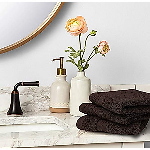 ZUPERIA Classic Towels, Face Washcloths (24 Pack, 12" x 12") 100% Cotton Premium Quality and Ultra Soft Wash Cloth Set for Bathroom and Home | Highly Durable High Absorbency and Stylish