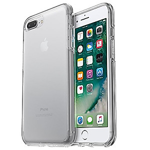 OtterBox IPhone 8 PLUS & IPhone 7 PLUS (ONLY) Symmetry Series Case - CLEAR, Ultra-Sleek, Wireless Charging Compatible, Raised Edges Protect Camera & Screen
