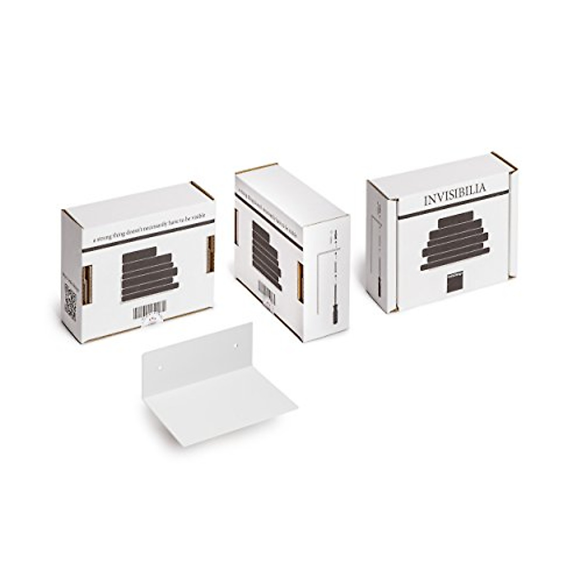 SedieDesign Invisible Floating Book Shelf Invisibilia - nr 2 Pieces