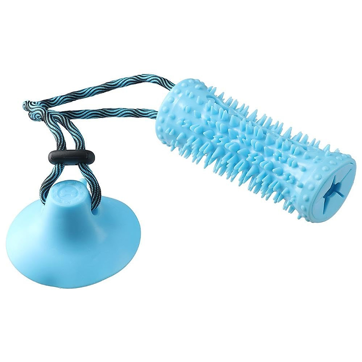 GetCoupon Stimulating Suction Cup Dog Toy, Tug of War Rope Toy, Puppy Training Treats Food Dispensing Toothbrush Interactive Dental Cleaning Toy