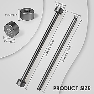 ZIYOU LANG Custom Coiled Cable Winder Rod Metal Bar Management with Multifunctional Use for DIY Crafts Decorate Your Keyboard Printer PS4 X-Box Switch USB Cable Tidy Your Desk(Gray)