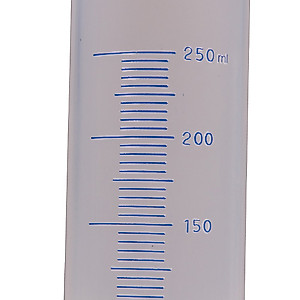 hand2mind Graduated Cylinder Set, Polypropylene Measuring Cylinder, Plastic Graduated Cylinder Container, Lab Equipment, Lab Tubes, Chemistry Science Supplies, School Lab Supplies (Set of 7)