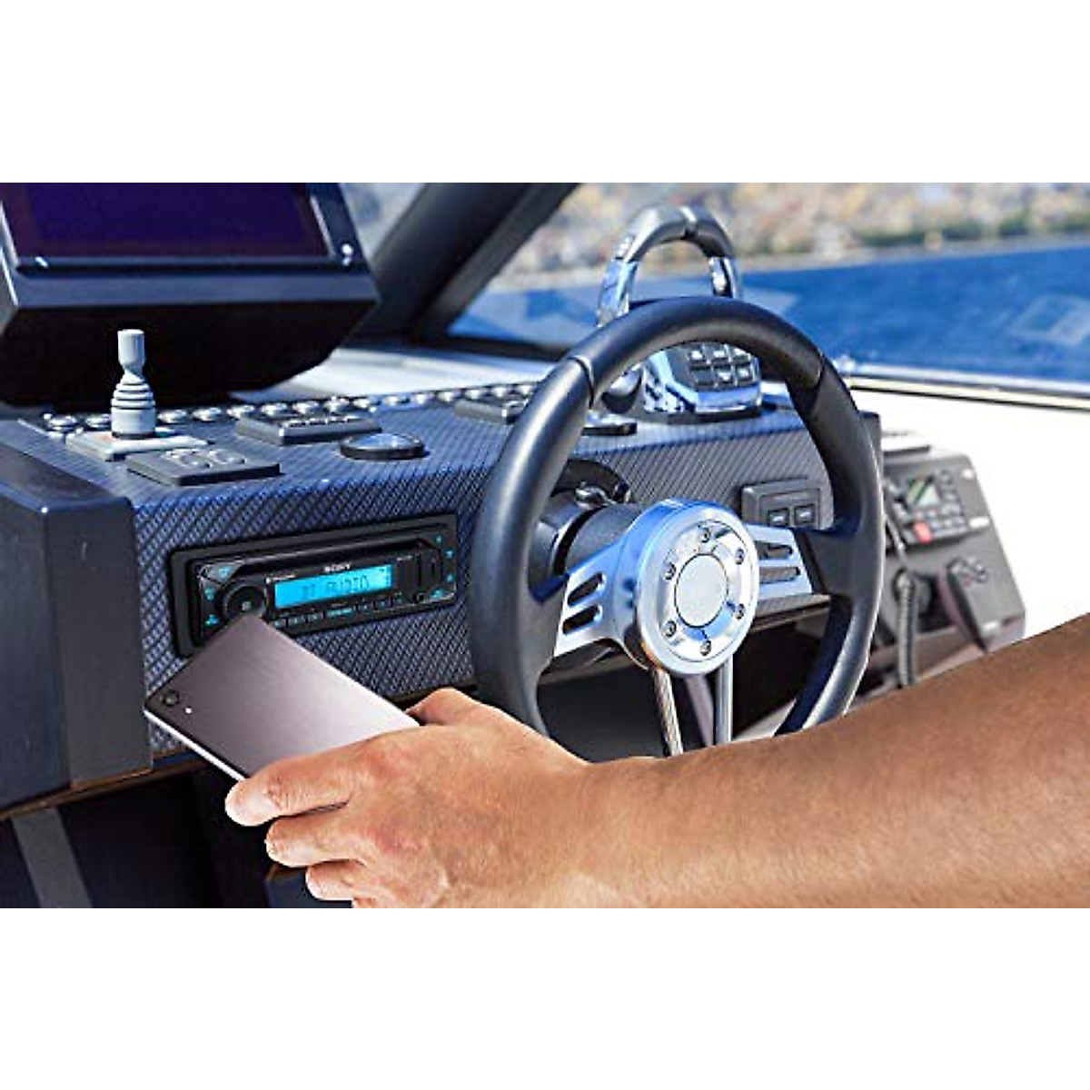 Sony MEX-M72BT Marine CD Receiver with Bluetooth and SiriusXM Ready