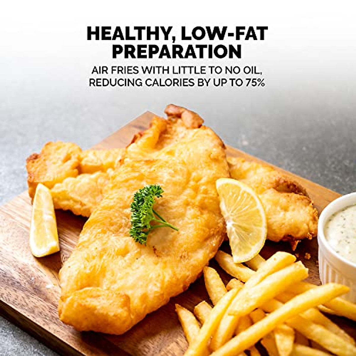 Kalorik MAXX® 16 Quart Digital Air Fryer Oven, Easy to Use, 9-in-1 Versatility - Air fryer, Bake, Braise, Broil, Dehydrate, Grill, Roast, Sear, and Toast, 21 Smart Presets, 5 Accessories, Bonus Cookbook, 500°F, 1600W, Stainless Steel