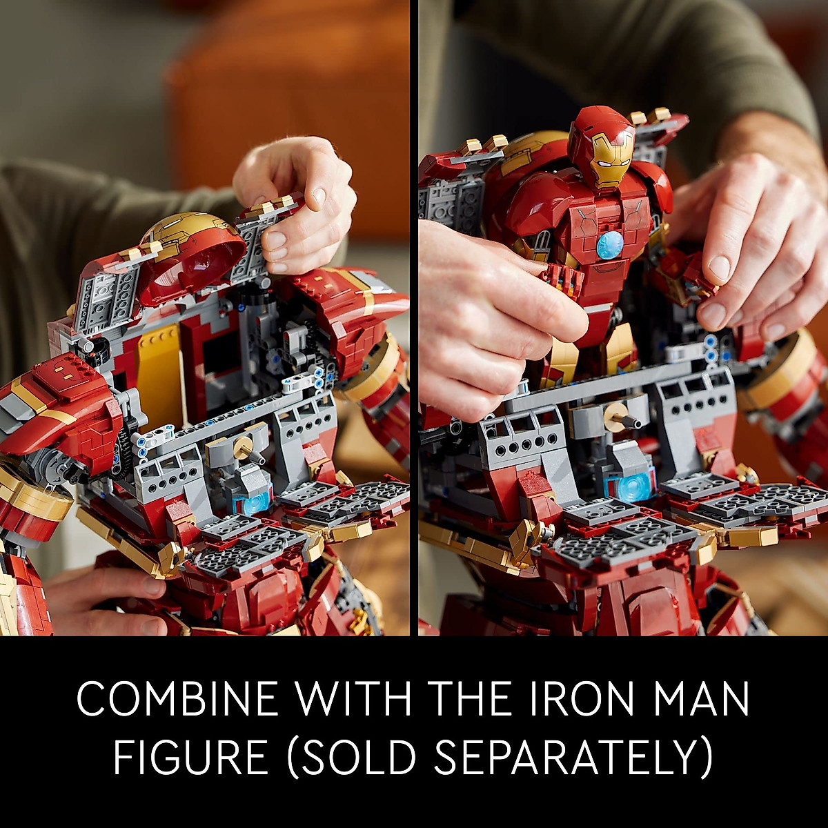 LEGO Marvel Hulkbuster 76210 Building Set - Avengers Movie Inspired Building Set with Minifigure, Authentic Display Model for Adults and Age of Ultron Enthusiasts Ages 18+